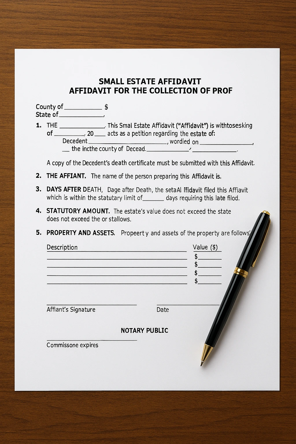 What is a Small Estate Affidavit?